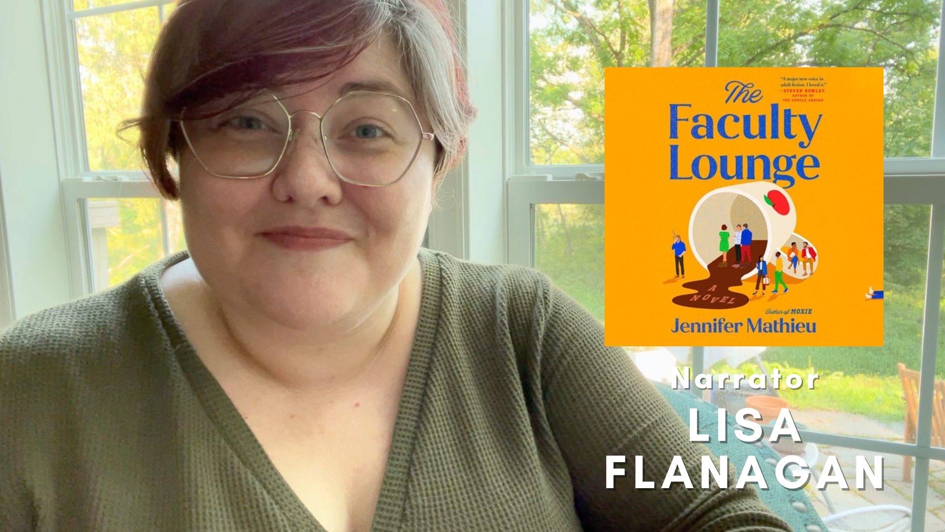 AudioFile Magazine - Narrator Lisa Flanagan on THE FACULTY LOUNGE